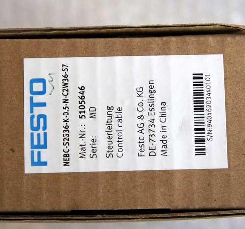 Кабель Festo nebc-S1G9-K-1.5-N-R3G8