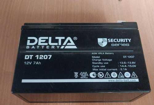 Аккумулятор delta dt 1207