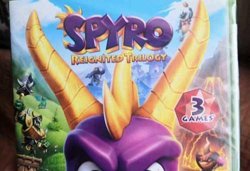 Spyro Reignited Trilogy Xbox One новый диск