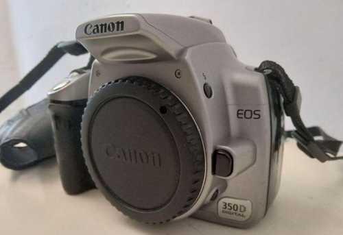 Зеркальный фотоаппарат canon eos 350 D