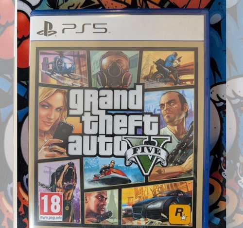 Grand theft auto 5 ps5 диск