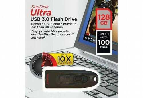 3.0 USB флеш накопитель SanDisk 128GB Ultra (sdcz)