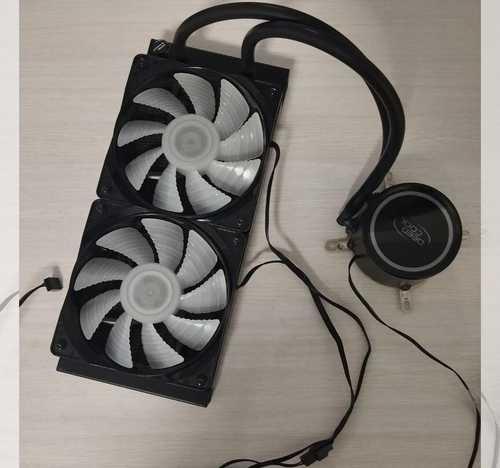 Водяное охлаждение deepcool l240t