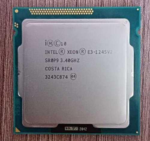 Процессор intel xeon e3 1245v2