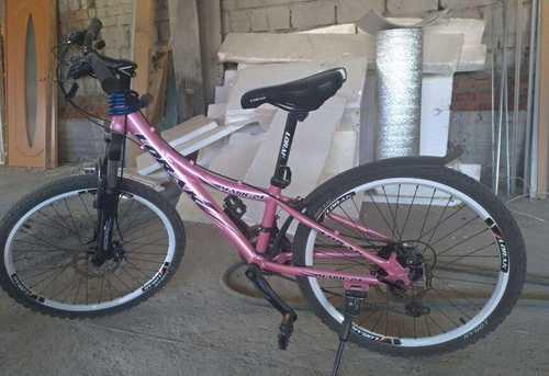 Велосипед подростковый Lorak magic 24 розовый