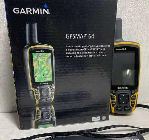 Навигатор Garmin GPSmap 64 глонасс+GPS