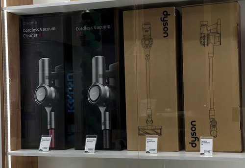 Оригинальные пылесосы фирмы dyson и dreame