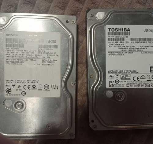HHD Toshiba 1TB/256