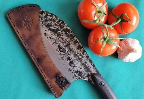Кованый Сербский нож для кухни