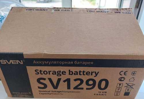 Батарея для ибп sven SV 1290 (12V/9Ah) аккумулятор