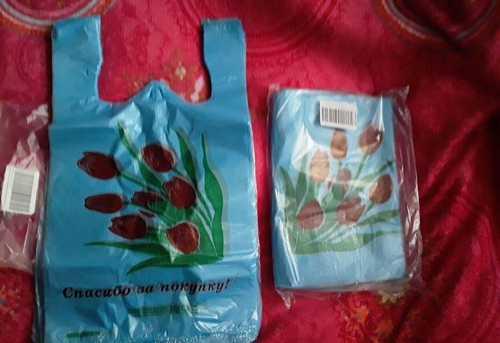 Пакет майка тюльпаны,100 шт.,48на 26, толщина 12