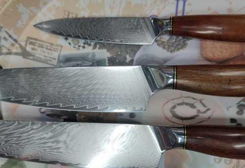 Шеф-нож для кухни Дамаск VG10(67слоев)