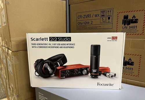 Focusrite Scarlett 2i2 Studio 3rd Gen Звукозапись