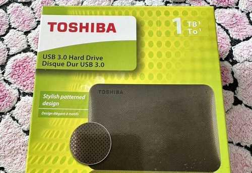 Внешний портативный жесткий диск Toshiba 1 тб