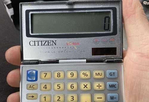 Калькулятор citizen LC-80A