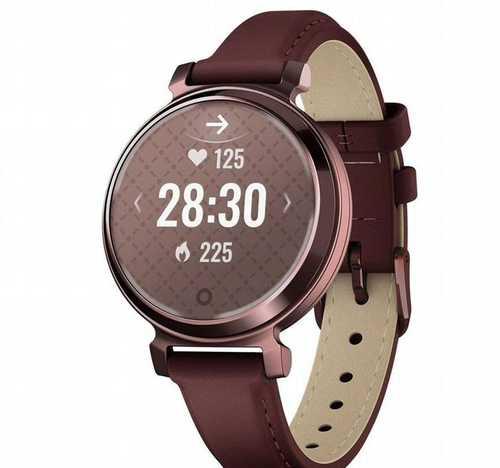 Часы Garmin Lily 2 Dark Bronze Case with Mulberry Leather Band