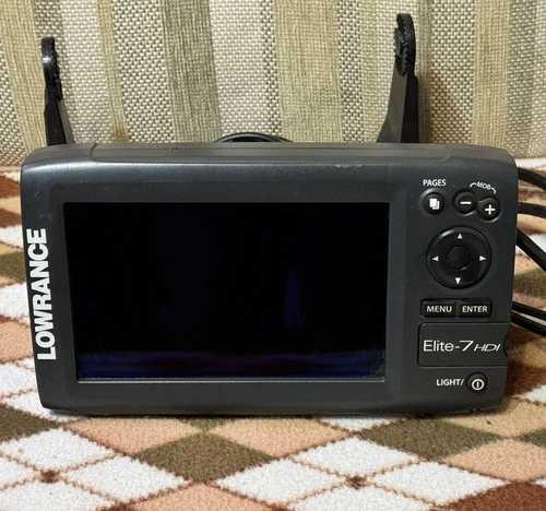 Эхолот lowrance elite 7