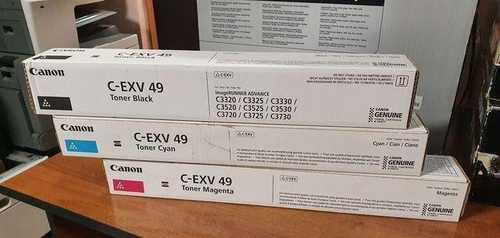 Оригинальные картриджи Canon C-EXV49