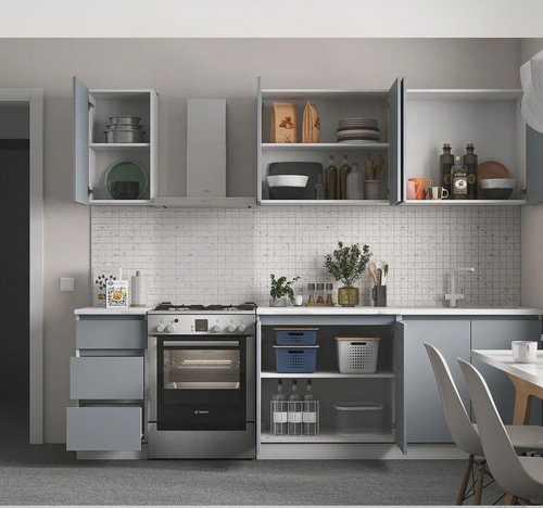 Кухонный гарнитур в стиле IKEA