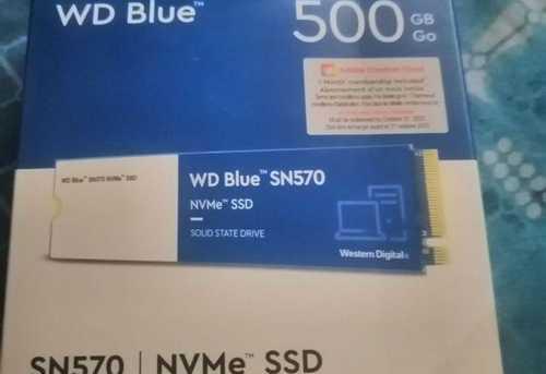 Новый SSD WD Blue SN570 M.2 на 500Gb