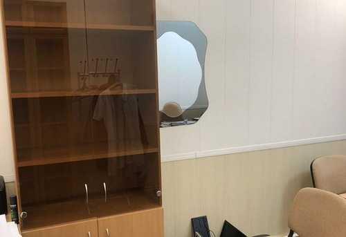 Шкаф со стеклом офисный бу