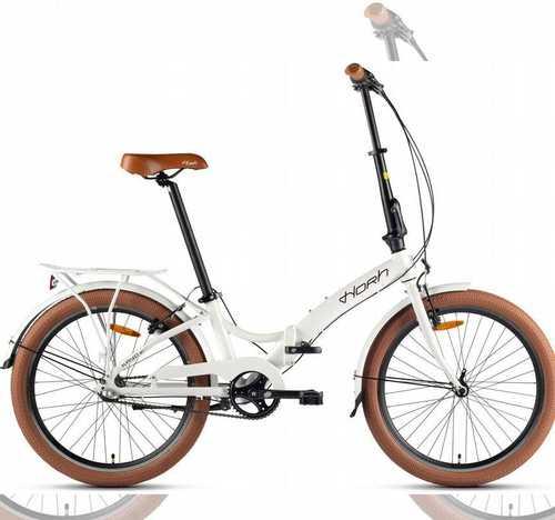 Велосипед horh kayo 24" (2025) White Sta58