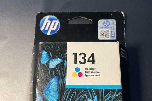 Картридж струйный HP, №134, цветной