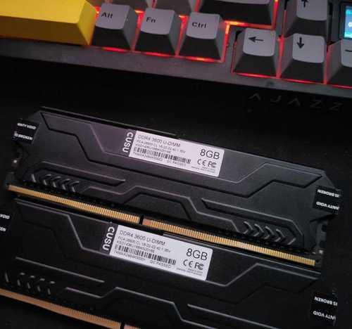 Озу ddr4 3600 16gb