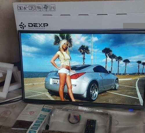Dexp,32"(82 см),full HD,серебристый.доставка
