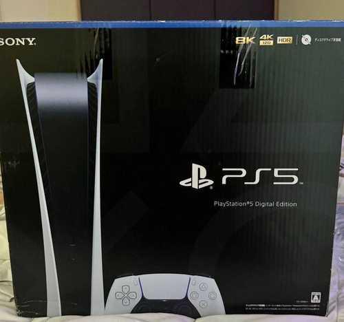 PS 5 Digital 825 gb, 2 gamepad