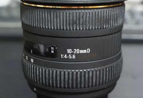 Sigma 10-20mm f4-5.6 for Nikon