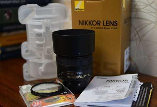 Nikon AF-S Nikkor 85mm 1:1.8G SWM IF