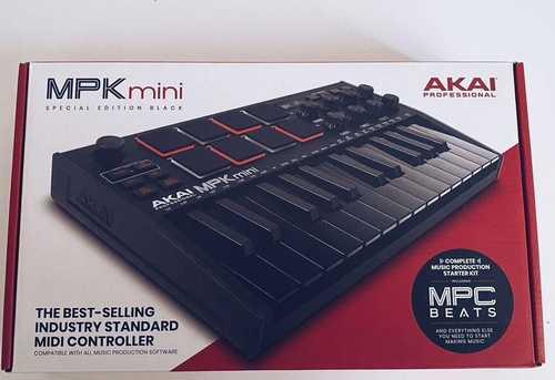Midi-клавиатура akai MPK Mini MK3 Black edition