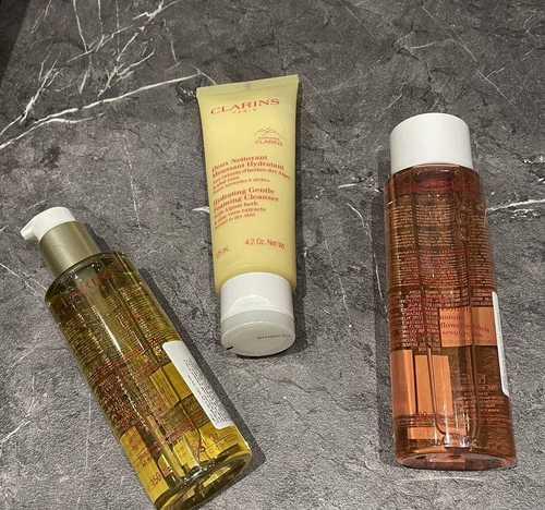 Масло пенка для умывания тоник Clarins