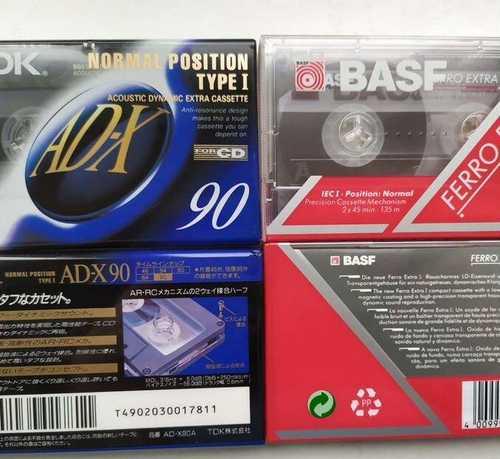 Аудиокассеты TDK AD-X 90, basf Ferro Extra I 90