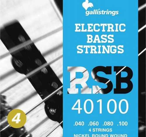 Струны для бас гитары Galli Strings RSB40100