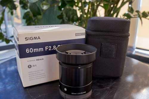 Объектив Sigma AF 60mm f/2.8 DN Art Sony E