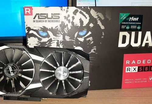 Видеокарта Asus Radeon RX580 Dual 4gb