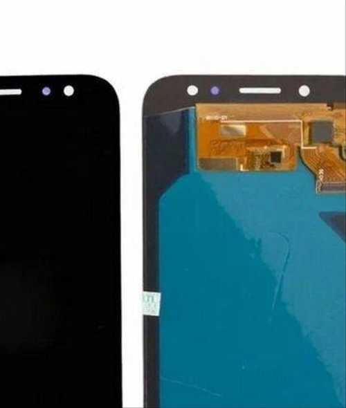 Дисплей Samsung Galaxy J7 2017+тач чёрный oled