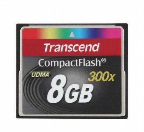 Флеш карта Compact Flash Transcend 8GB 300x