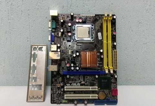 Мат. плата s775 asus P5KPL-AM + Core 2 Duo E7500