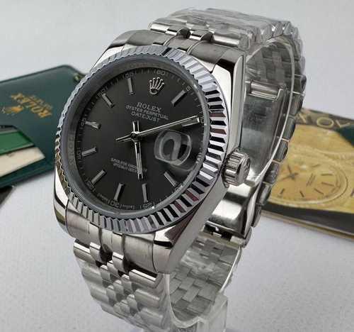 Мужские часы Rolex datejust grey