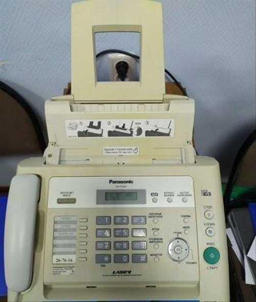 Факс лазерный panasonic kx-fl423