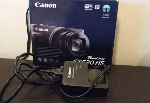 Canon Powershot SX620 HS Digital Camera (Red)