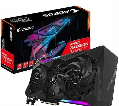 Видеокарты RX 6800XT gigabyte aorus ростест новые