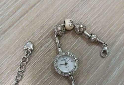 Серебряные часы Ника