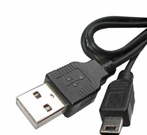 Кабель USB2.0 тип А(m) -miniB(5P) 0,5м. #65527
