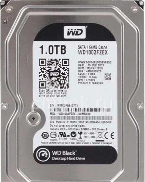 Жесткий диск WD Black WD1003fzex 1tb