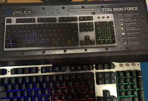Игровая клавиатура Oklick 770g iron force
