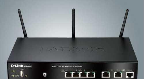 Wi-Fi гигабитный роутер D-Link DSR 1000N 2.4/5Ггц